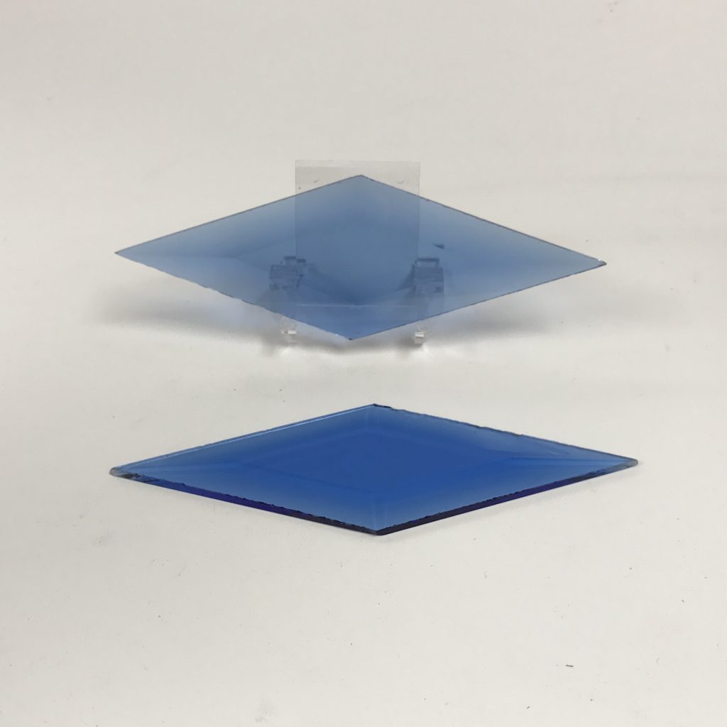 Diamond Glass Bevel – 2″ x 6″ Colored | Glass House Store