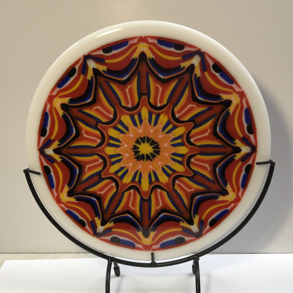 Kaleidoscope SS Triangle Pattern Bar Mold | Glass House Store