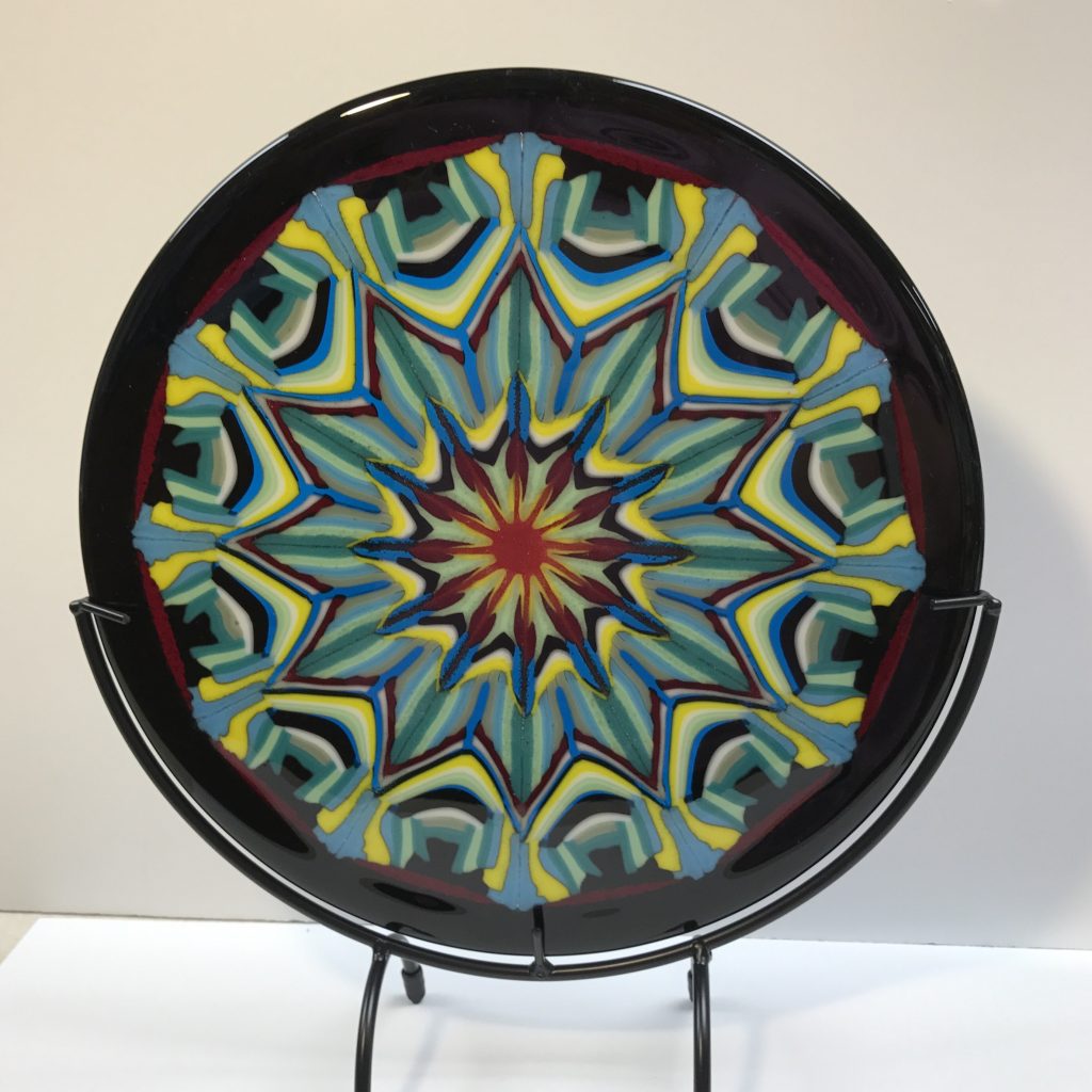 Kaleidoscope SS Triangle Pattern Bar Mold | Glass House Store